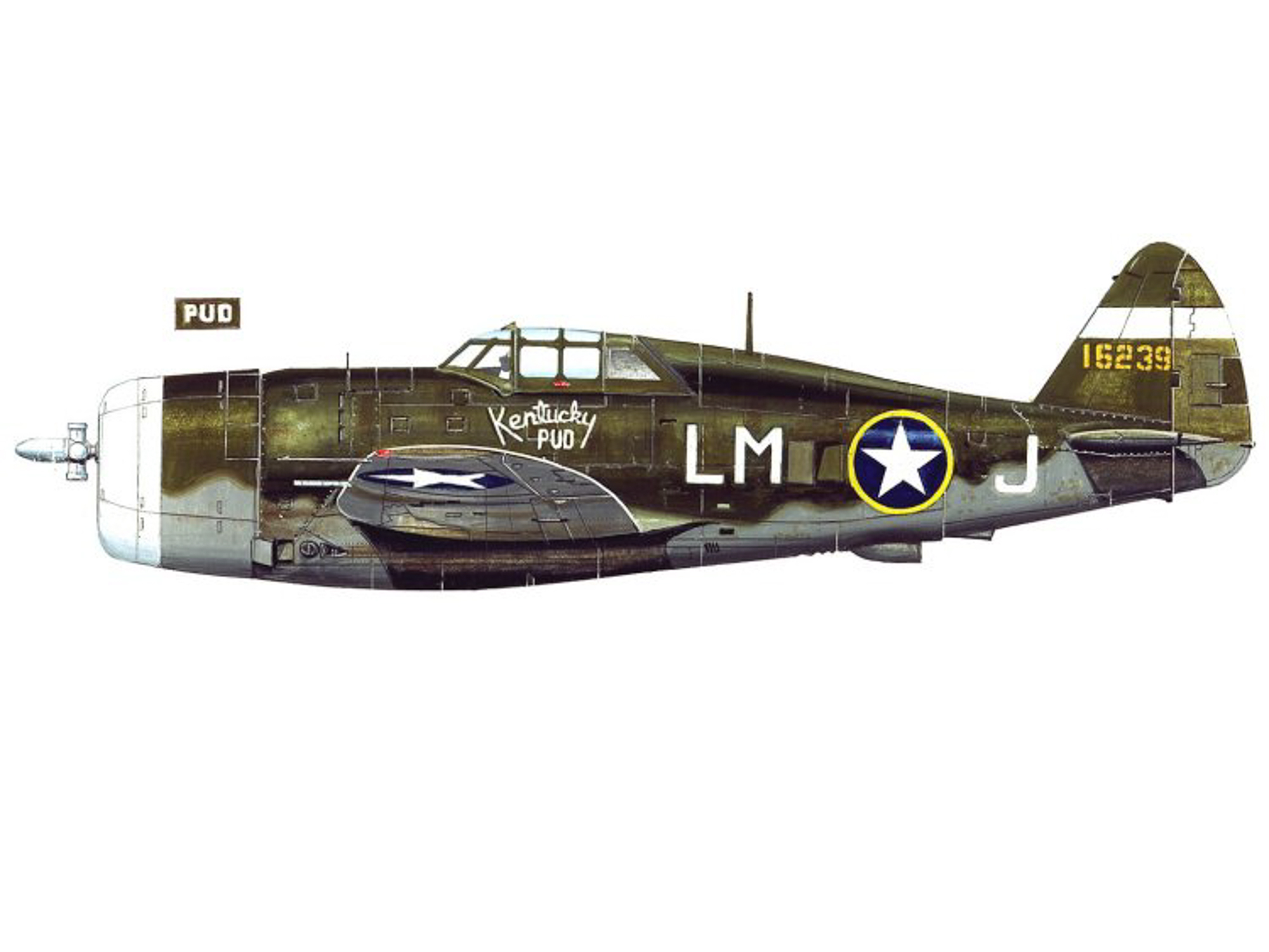 P-47C Thunderbolt – "Kentucky Pud" - Wings Tracks Guns