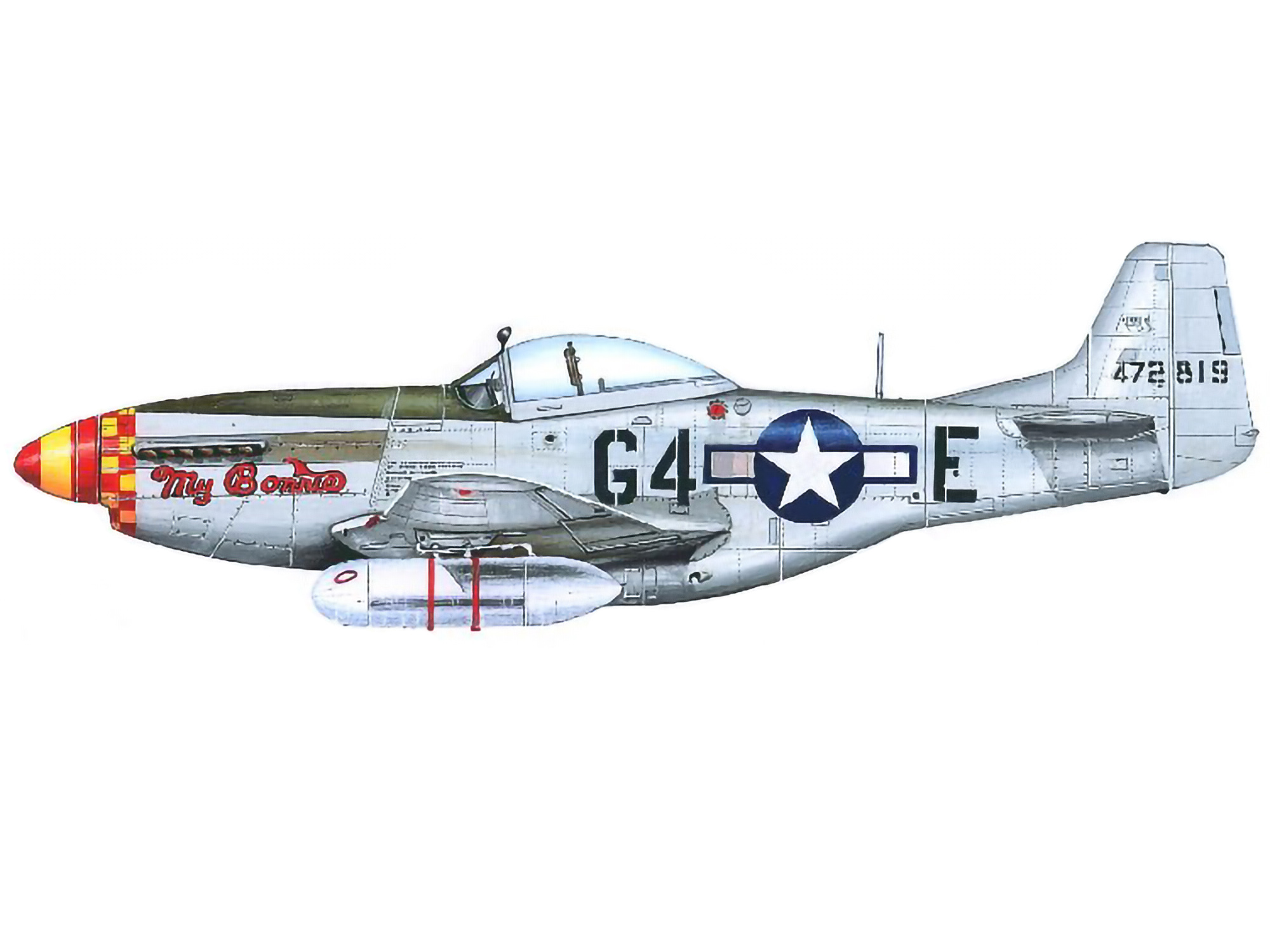 P-51D Mustang – “My Bonnie” - Wings Tracks Guns