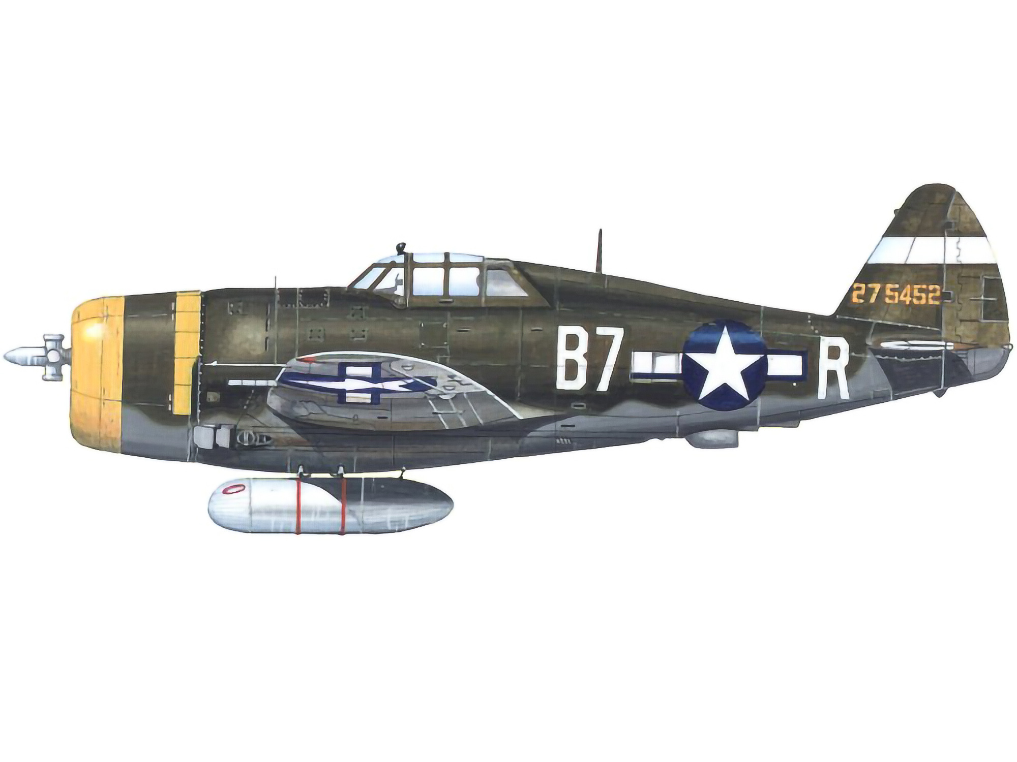 P-47D Thunderbolt – 42-75452 - Wings Tracks Guns