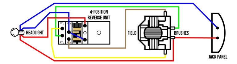American Flyer #350 Engine - Wiring Diagram | Wings Tracks Guns